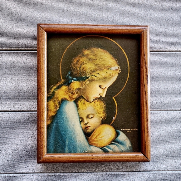 S.S.Joseph | Art | 948 Mother And Child Religious Art Print Ss Joseph ...